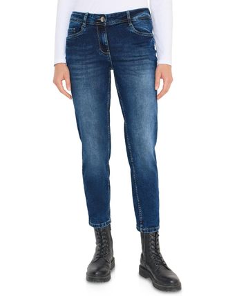 Cecil Slim Leg Jeans mid Blue wash 31