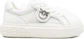 Pinko Pinko, Femme, Chaussures, Blanc, Taille: 40 EU Yoko Baskets