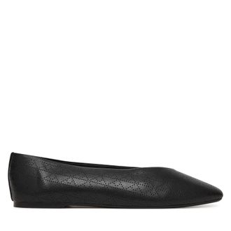 Calvin Klein Ballerinas Calvin Klein Square Ballerina Aop Lth HW0HW02936 Schwarz