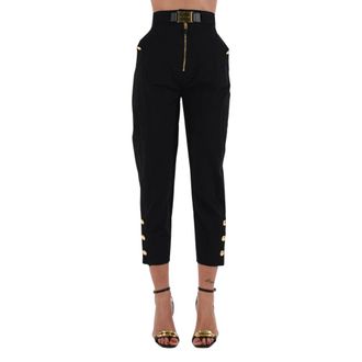 Elisabetta Franchi Damen, Hosen, Schwarzk, XSGr&ouml;&szlig;e