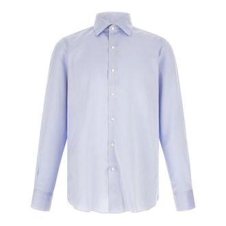 Finamore Napoli Hemd - - Shirts - Herren - Blau - 3XL