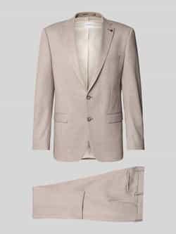 Roy Robson Regular Fit Anzug mit Reverskragen