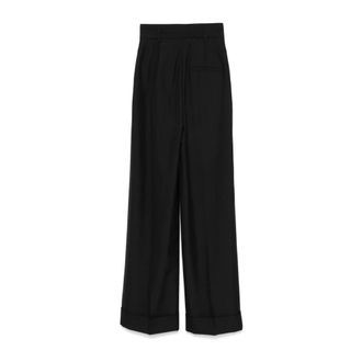 Philosophy di Lorenzo Serafini Femme, Pantalons, Noir, Taille: 42 FR Wide Pantalons