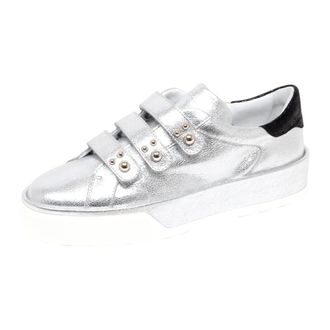 Hogan Schuh mit Metallic-Effekt und dreifachen Riemen - - Shoes - Damen - Grau - 38 1/2 EU