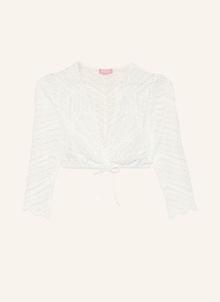 Kr&uuml;ger Kr&uuml;ger Dirndlbluse Aus Spitze Mit 3/4-Arm weiss