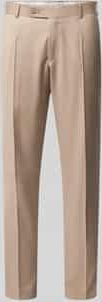 Wilvorst Anzughose aus Schurwolle mit B&uuml;gelfalten