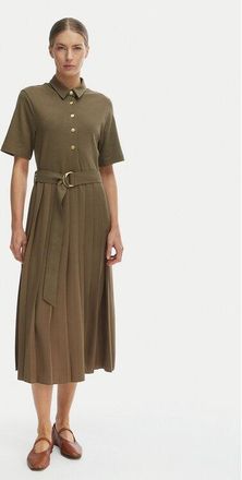 Tommy Hilfiger Kleid f&uuml;r den Alltag WW0WW48756 Gr&uuml;n Regular Fit