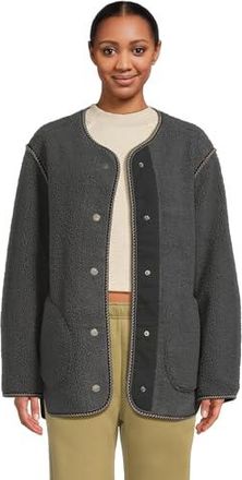 UGG Emmersyn Uggbraid Jacket Manteau, Cendr&eacute; fonc&eacute;, Small Femme