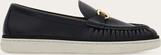 Ferragamo Damen Loafer mit Gancini-Ornament Schwarz Gr&ouml;&szlig;e 35.5