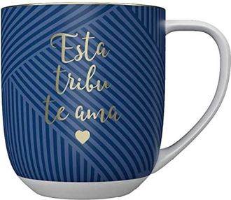 Draeger Draeger Paris 75004028S Keramiktasse mit Botschaft Dieser Stamm liebt dich