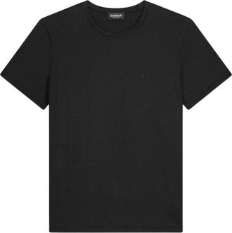 Dondup Homme, Tops, Noir, Taille: XL T-shirt à col rond et coupe classique