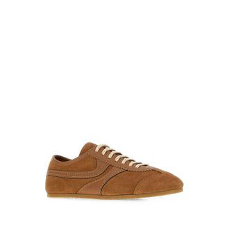 Dries Van Noten Calf Leather Flat - Brown