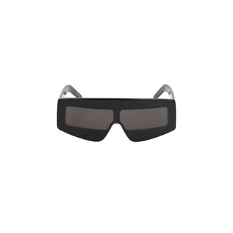 Rick Owens unisex, Accessoires, Noir, Taille: ONE Size Lunettes de soleil Shield