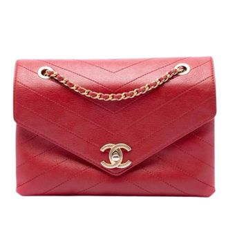 Chanel Pre-owned Umh&auml;ngetasche - - Pre-owned - Damen - Rot - ONE SIZE