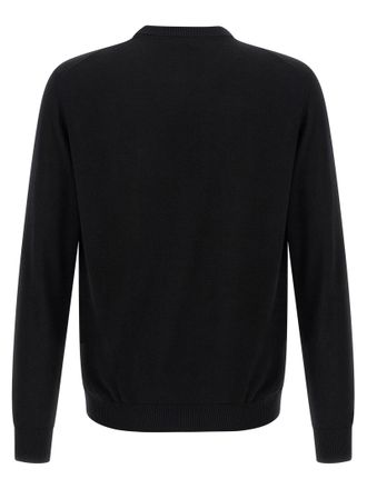 Fendi FF-Pocket Wool Sweater - Black