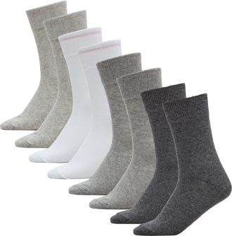s.Oliver Socken S.OLIVER essentials, Herren, Gr. 43-46, wei&szlig; (wei&szlig; mix), Baumwollmischung, normal, Socken Socken, mit weichem Bund
