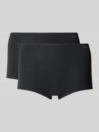 Skiny Pants mit Label-Detail