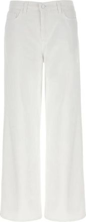 L'agence Femme, Jeans, Blanc, Taille: W28 Alicent High Waist Wide Leg Jeans