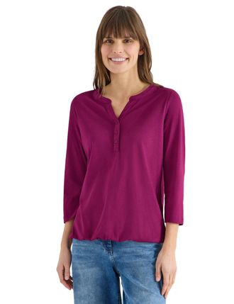 Cecil Shirt im Tunika-Look Magenta Purple XXL