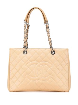 Chanel sac cabas Caviar Grand Shopping (2014) - Marron