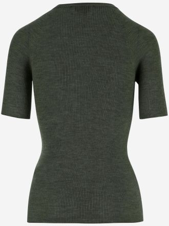 SA SU PHI Womens T-Shirt Cashmere Blend Green T-Shirts & Jerseys