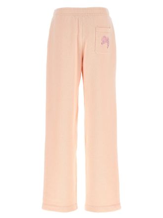 Dolce & Gabbana Logo-Embroidered Honeycomb Cotton Joggers - Pink