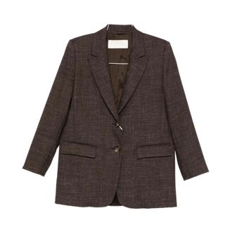 iBlues Femme, Vestes, Brun, Taille: 42 FR Veste marron foncé pour femmes