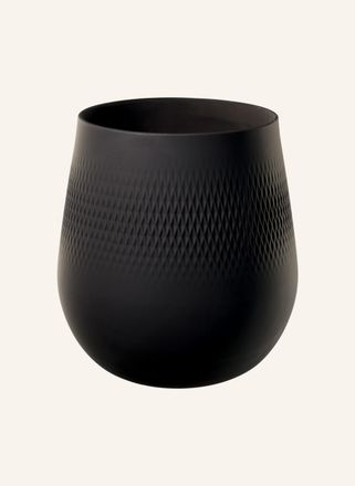 Villeroy & Boch Vase Carr&eacute; Gro&szlig; Manufacture Collier Noir schwarz