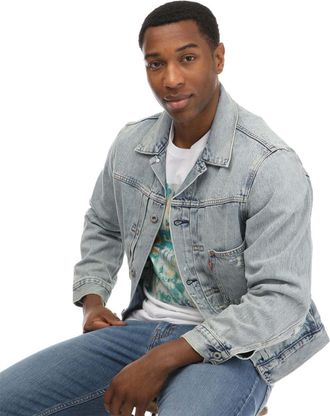Levi's Truckerjacke f&uuml;r Herren, Baumwolle (Denim)