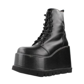 Yellow Plateau Keil Stiefel - - Shoes - Damen - Schwarzk - 37 EU