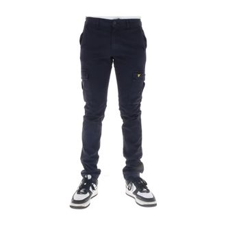 Lyle & Scott Blaue Cargo Hose mit Taschen - - Trousers - Herren - Blau - W34