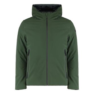 Roberto Ricci Design Technische Jacke aus Funktionsstoff mit Kapuze - - Jackets - Herren - Gr&uuml;n - M