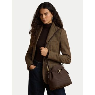 Lauren Ralph Lauren Handtasche LAUREN RALPH LAUREN 431P18459003 Dunkelbraun