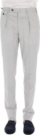 Pantaloni Torino Homme, Pantalons, Bleu, Taille: M Pantalon en laine-viscose Coupe Gentleman