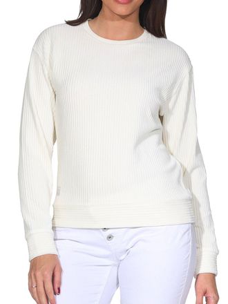 Ragwear Damen Cord Pullover Sweathsirt Rundhals Dellani Cordy 2521-30004 Ivory (7010) M