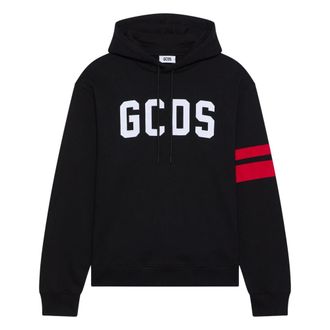GCDS Regular Logo Hoodie - - Sweatshirts & Hoodies - Herren - Schwarzk - M