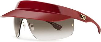 Dsquared2 Fashion Sonnenbrille mit schwarzem Farbverlauf - - Accessories - unisex - Rot - ONE SIZE