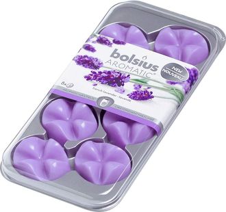 Bolsius 8 x Bolsius Creations Aromatic Duftwachs Aroma Wachs Blätter Wax Melts Aroma Melts - Französicher Lavendel