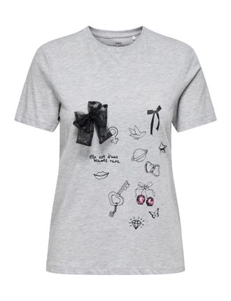 Only Onlnita Life Reg S/S Bow Top Box JRS