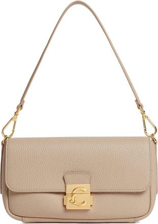 Coccinelle C-Me Lock Handtasche aus genarbtem Leder