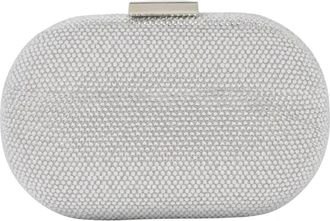 Twentyfourhaitch Femme, Sacs, Gris, Taille: ONE Size Metallic Chain Clutch