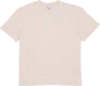 Karl Kani Essenzielles Pinstripe Tee T-shirt - - Tops - Herren - Beige - S