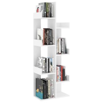 Generic B&uuml;cherregal mit 8 F&auml;chern, Standregal, Aktenregal, Wandregal, B&uuml;roregal, Regal, Mehrzweckregal, Dekoregal f&uuml;r Wohnzimmer/Schlafzimmer/B&uuml;ro, (48x25.5x1