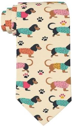 Generic Teckel Joueur Cravate Classique Cravatte Élégante Cravate Homme Pour Entreprise Formelle Événements