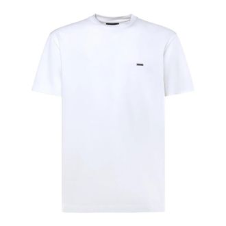 Dsquared2 T-Shirt mit Rundhalsausschnitt - - Tops - Herren - Wei&szlig; - S