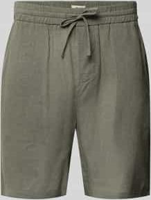 Only & Sons Regular Fit Shorts aus Leinen-Viskose-Mix Modell LAURENCE