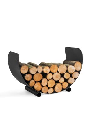 ambia GARDEN Kaminholzregal, Schwarz, Metall, 70x45 cm, Kleinm&ouml;bel, Kamine & Zubeh&ouml;r, Holzk&ouml;rbe & Zubeh&ouml;r