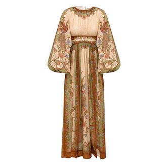Zimmermann Robe longue Indra - Femme - Robes - Multicolore - Taille: 40 FR