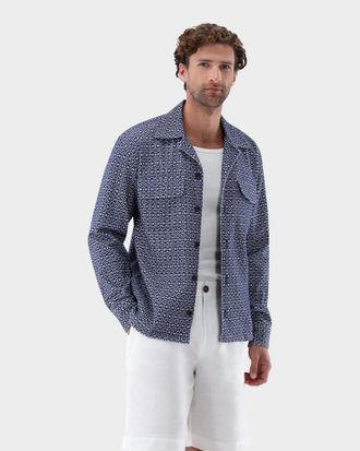 van Laack Hemdjacke mit 3D-Struktur