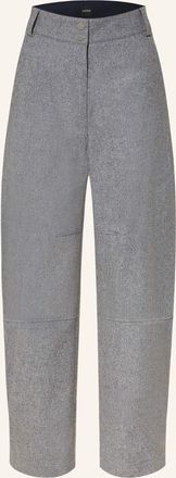 HUGO BOSS Flanellhose Telarana grau